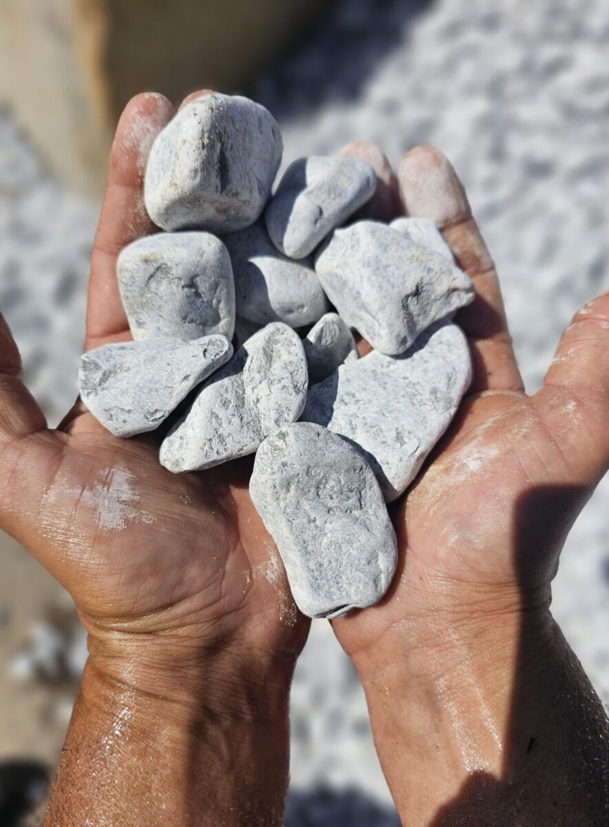 Tumble Blue Grey 20-40mm (1m3) - Caloundra Produce and Landscaping
