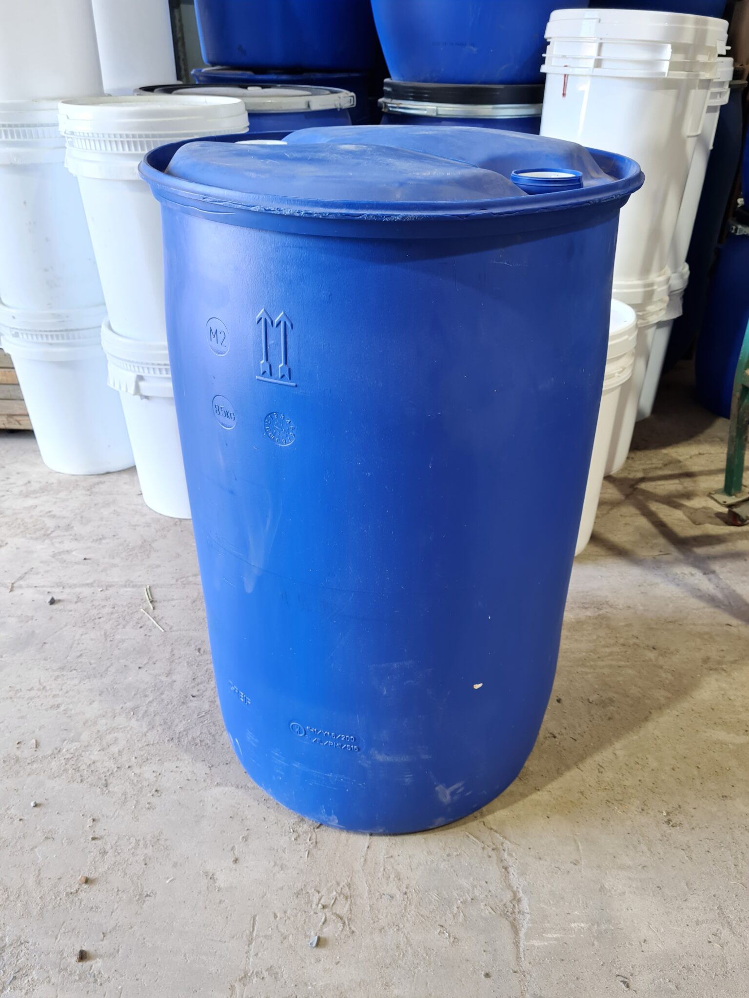 PLASTIC DRUM 205LT - Caloundra Produce and Landscaping