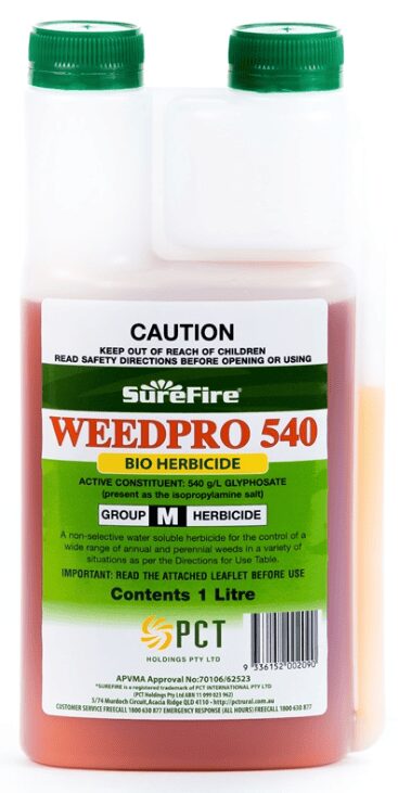 WeedPro 540 Glyphosate – Fast-Acting Herbicide for Weeds